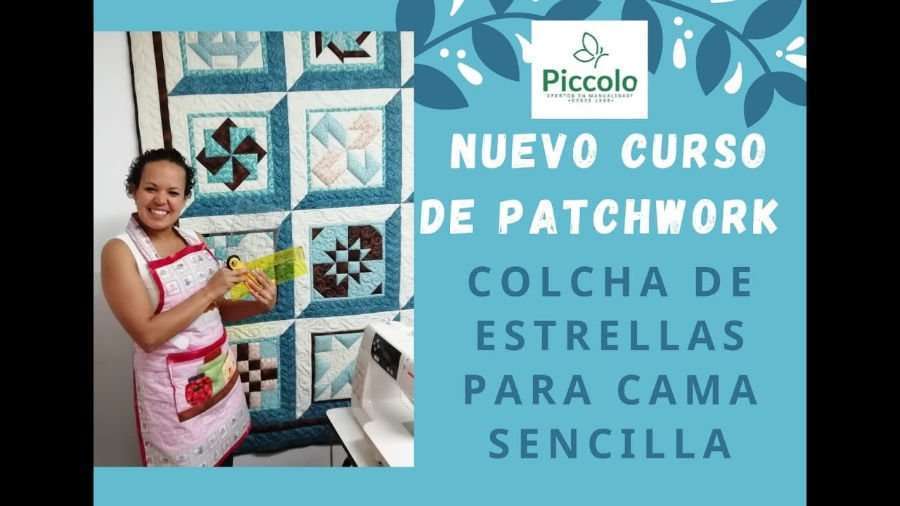 Moldes Curso Colcha de Estrellas en Patchwork con Piccolo | Tienda Piccolo